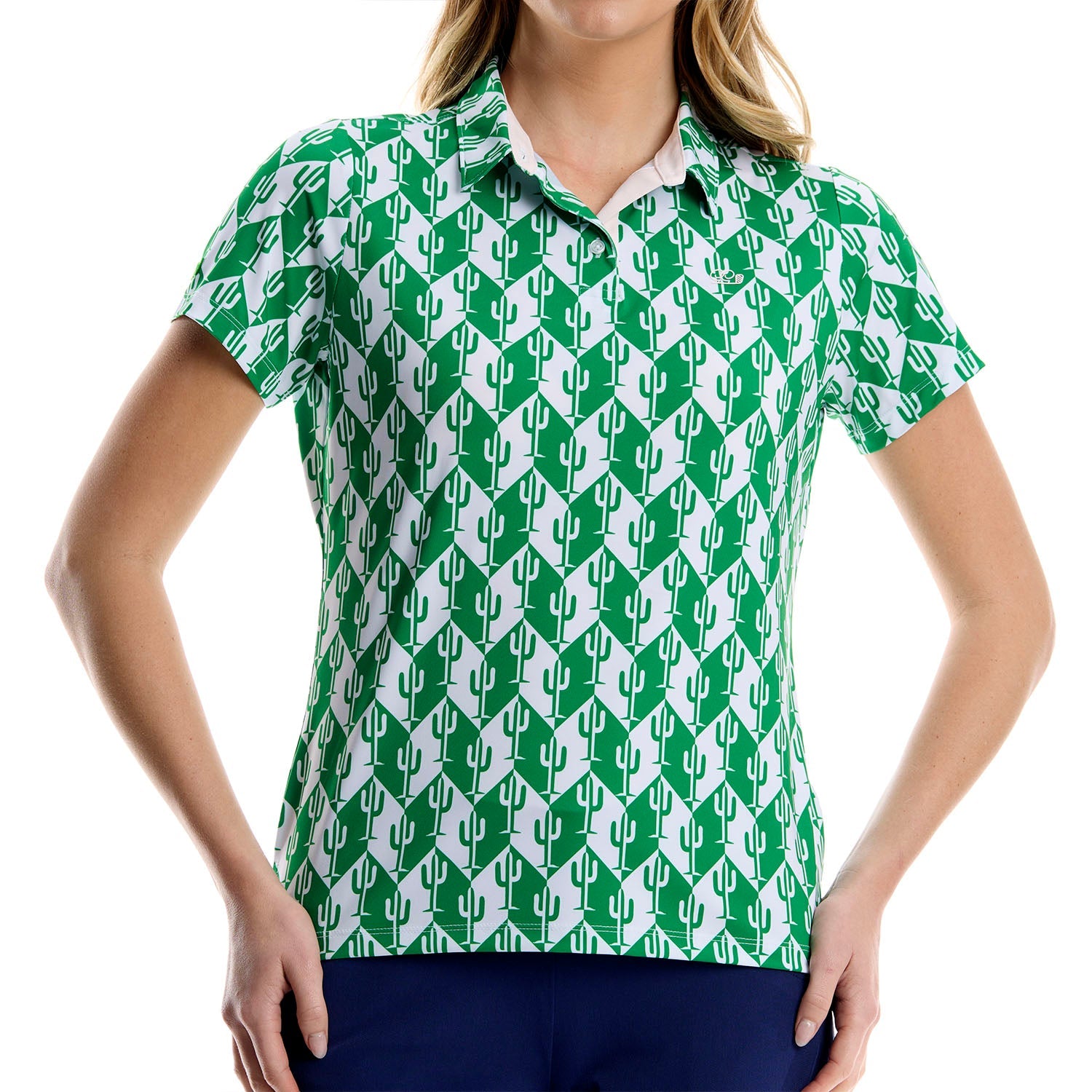 Women’s Cactus Chevron Polo – Good Good EU